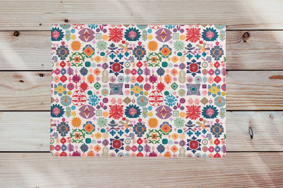 Boho Kaleidoscope Wrapping Paper, 29" X 20", 5 Sheets - Etsy