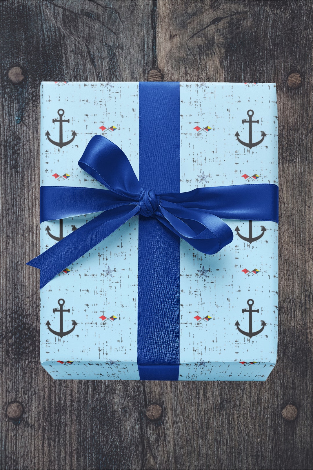 U.S. Navy Anchors Wrapping Paper -5 Sheets - Etsy