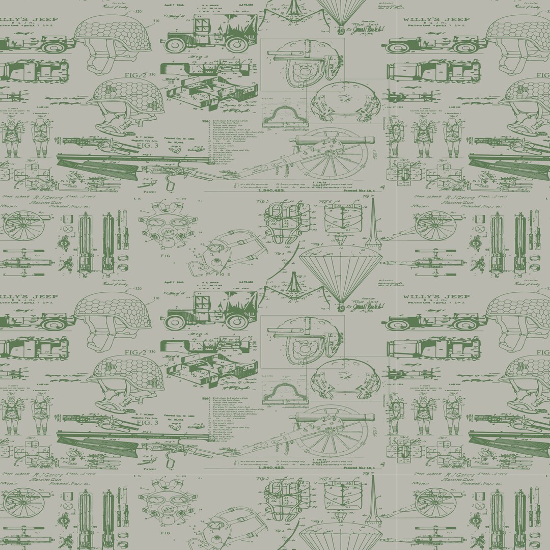 Army Blueprints Wrapping Paper 29 X 20 5 Sheets - Etsy