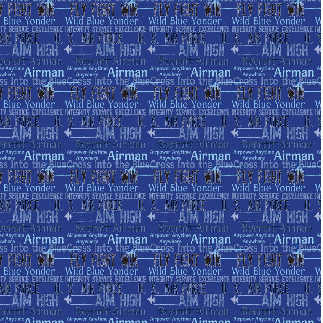 U. S. Air Force Slogans Wrapping Paper 5 Sheets - Etsy