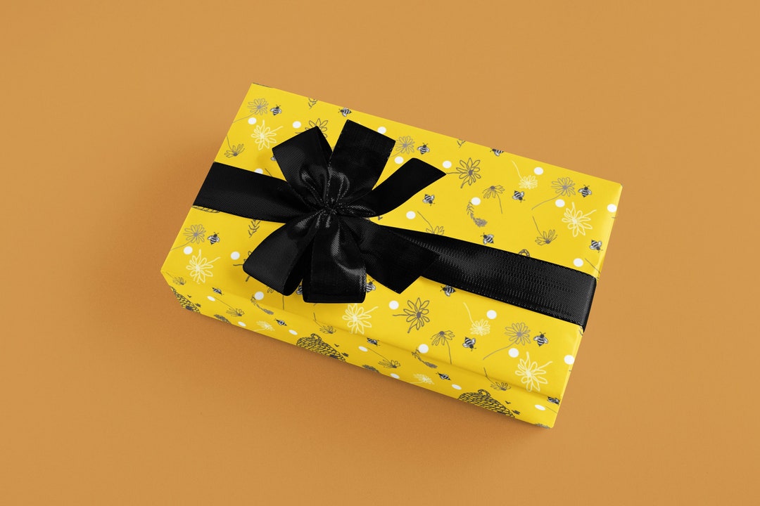 Bee Hive Wrapping Paper, 29" X 20" - 5 Sheets - Etsy