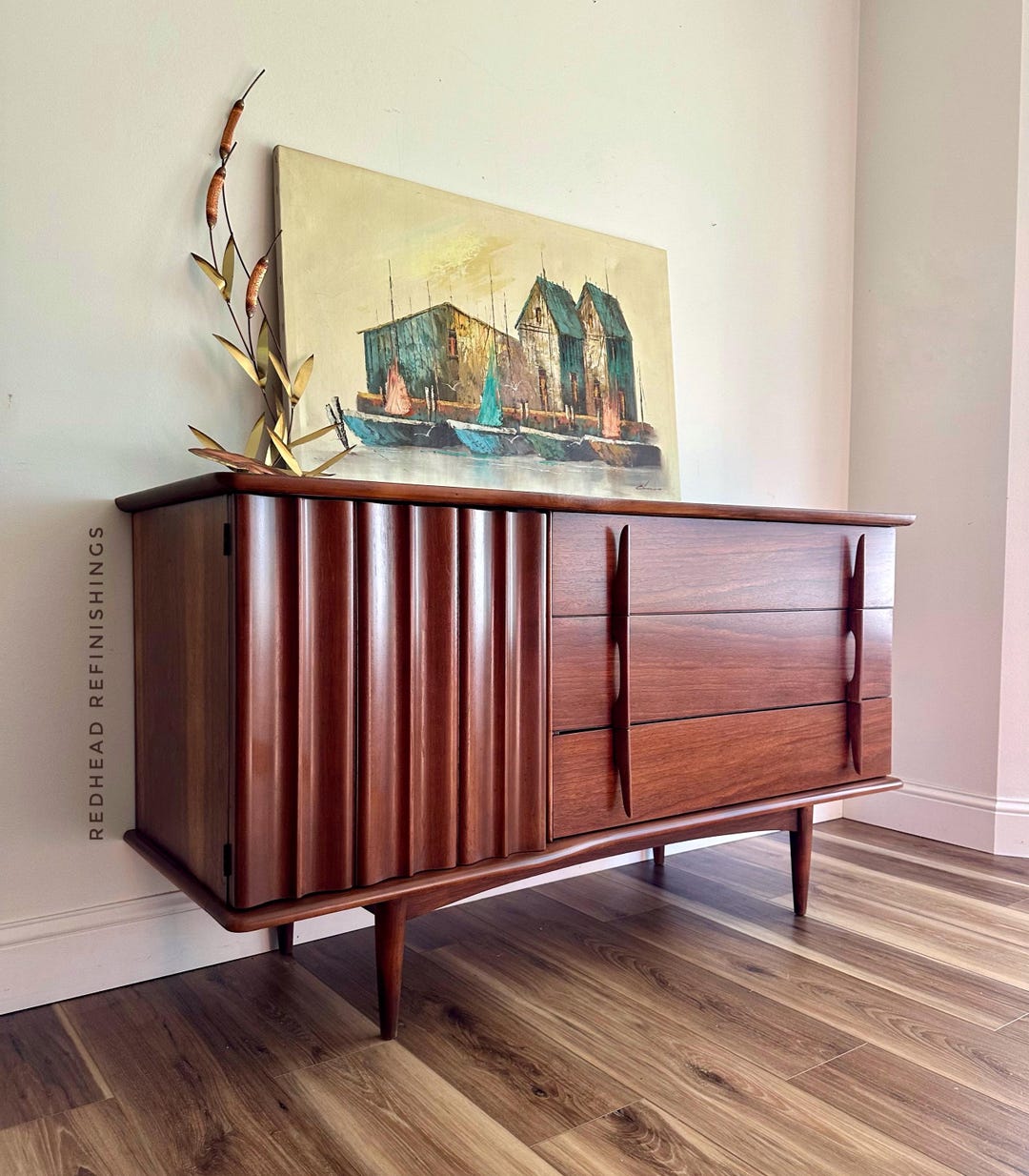 Mid Century Modern Dresser, United, Buffet, Credenza, Entryway, MCM ...