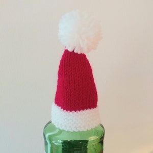 Knitting Pattern Mini Santa Hat (beginner Friendly) - Etsy
