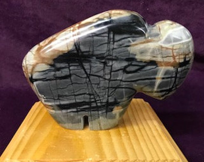 Picasso Marble Stone Bison/buffalo "small" - Etsy