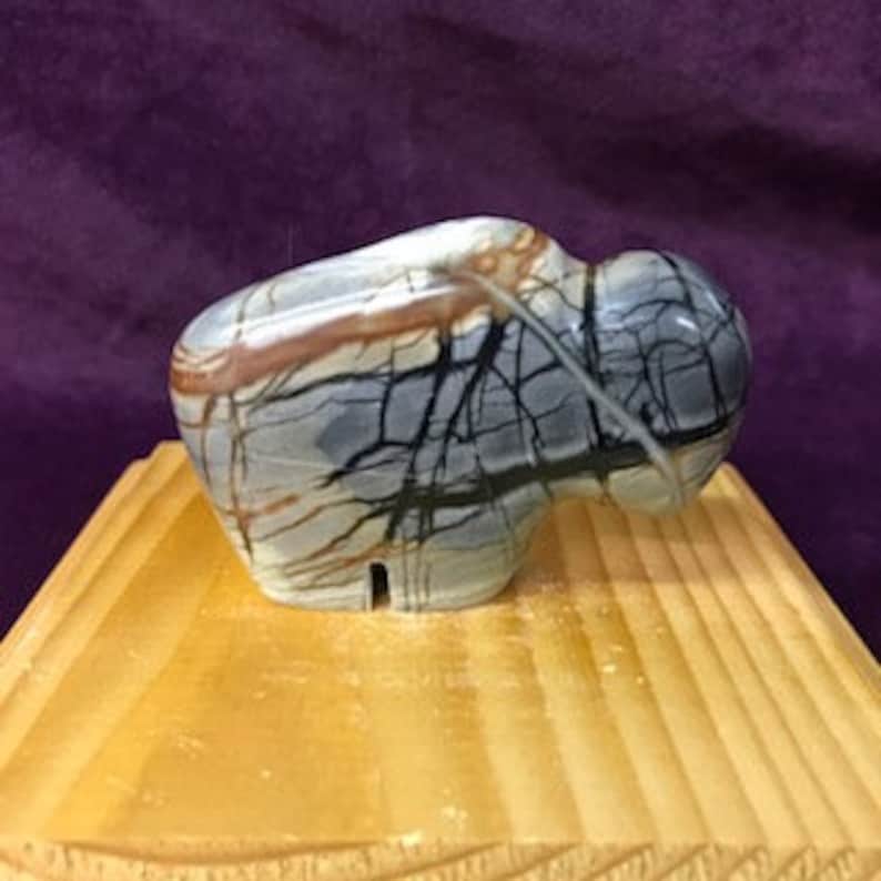 Picasso Marble Stone Bison/buffalo "micro" - Etsy