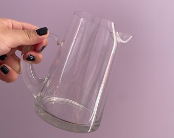 Small Glass Pitcher | Etsy