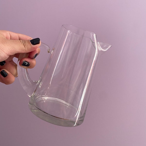 Small Glass Pitcher - Etsy