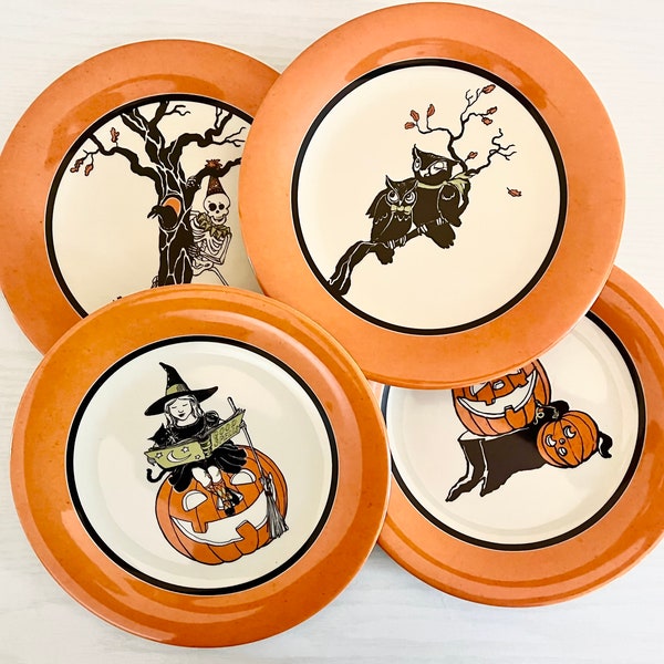Halloween Plates - Etsy