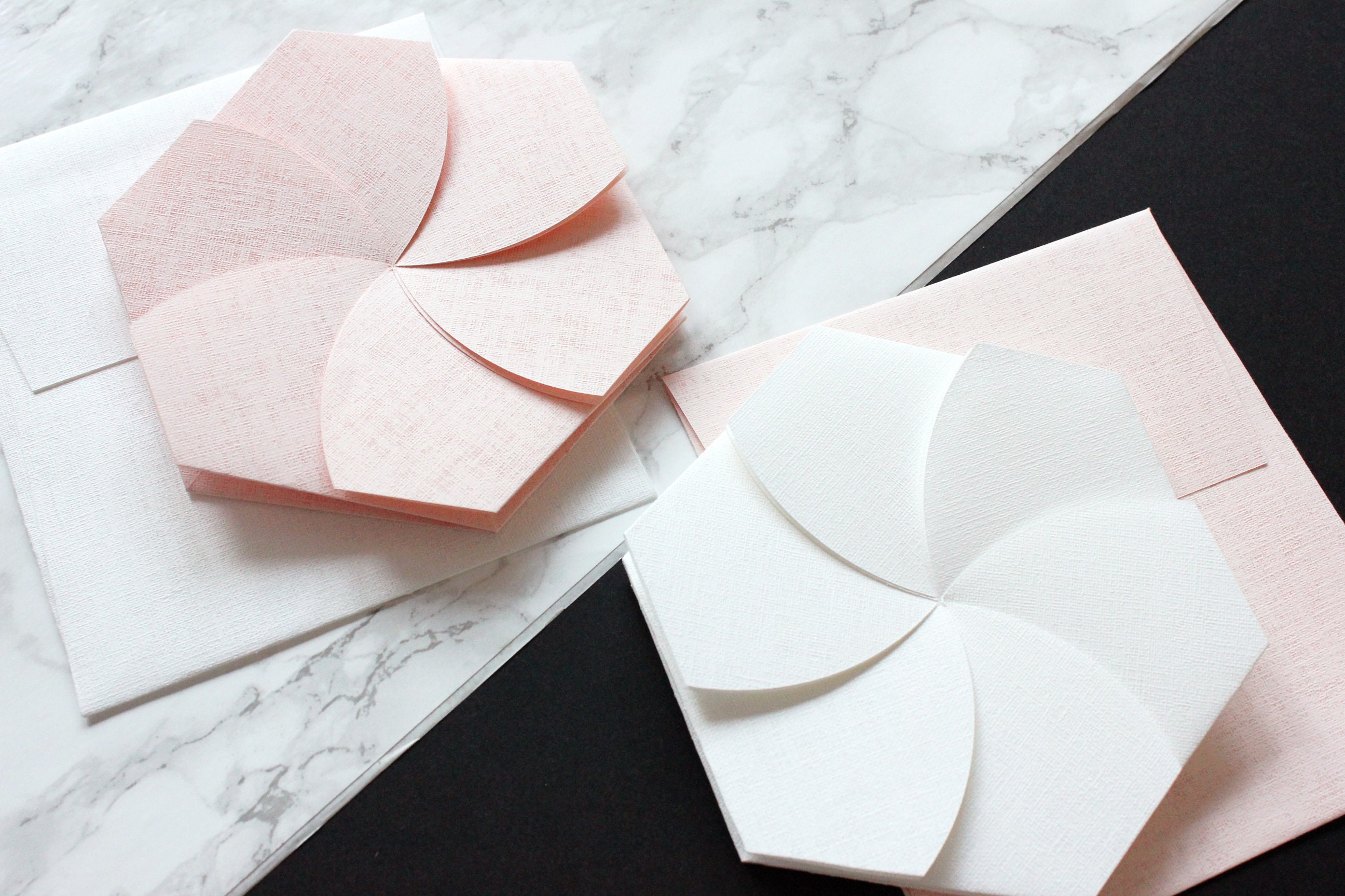 Wedding Invitation Origami Sleeve and Handmade Envelope | Unique ...