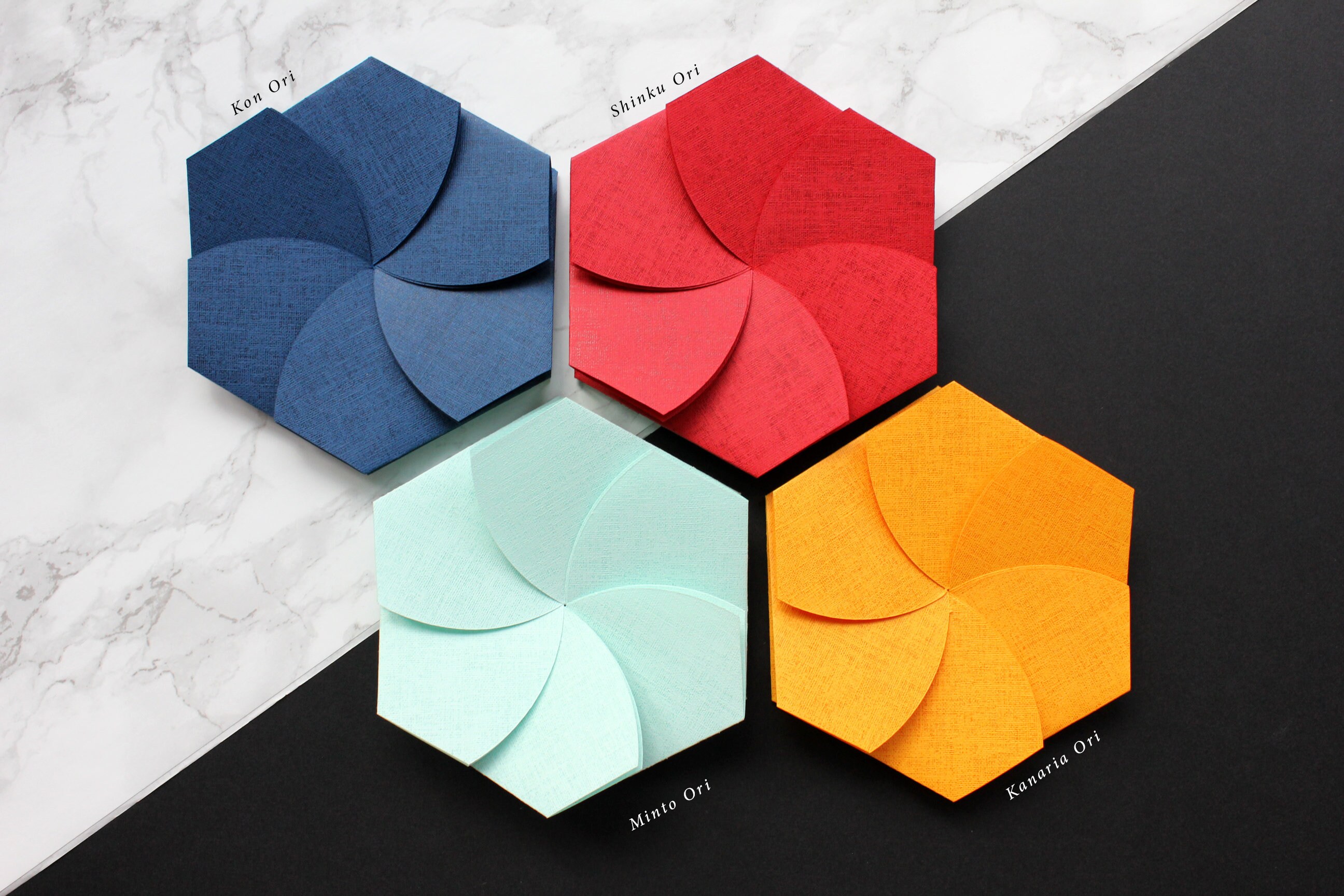 Wedding Invitation Origami Sleeve and Handmade Envelope | Unique ...