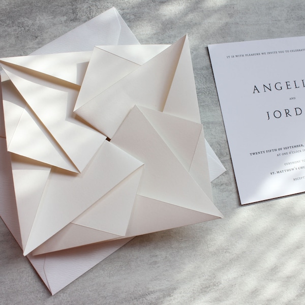 Origami Invitation - Etsy
