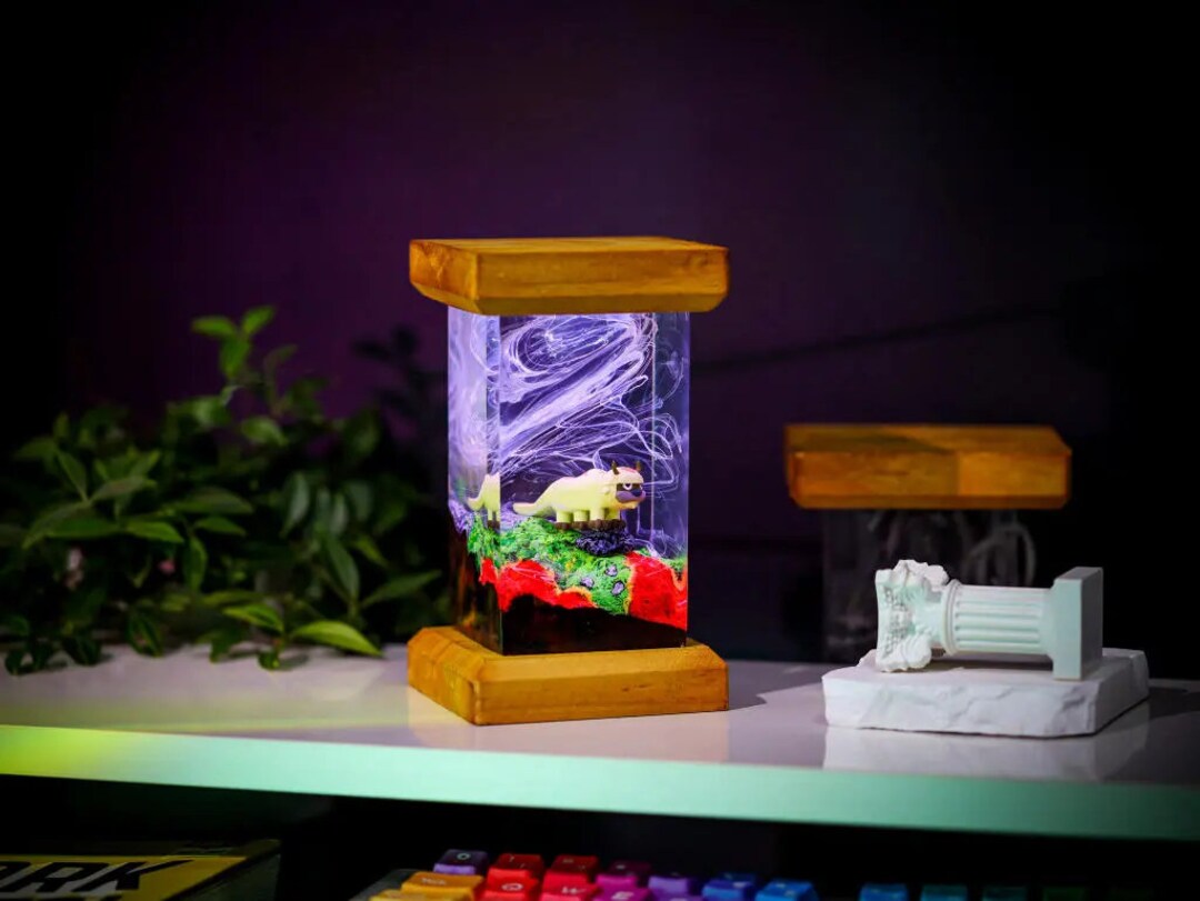 APPA Avatar the Last Airbender Epoxy Resin Wood Lamp Night Light Unique ...