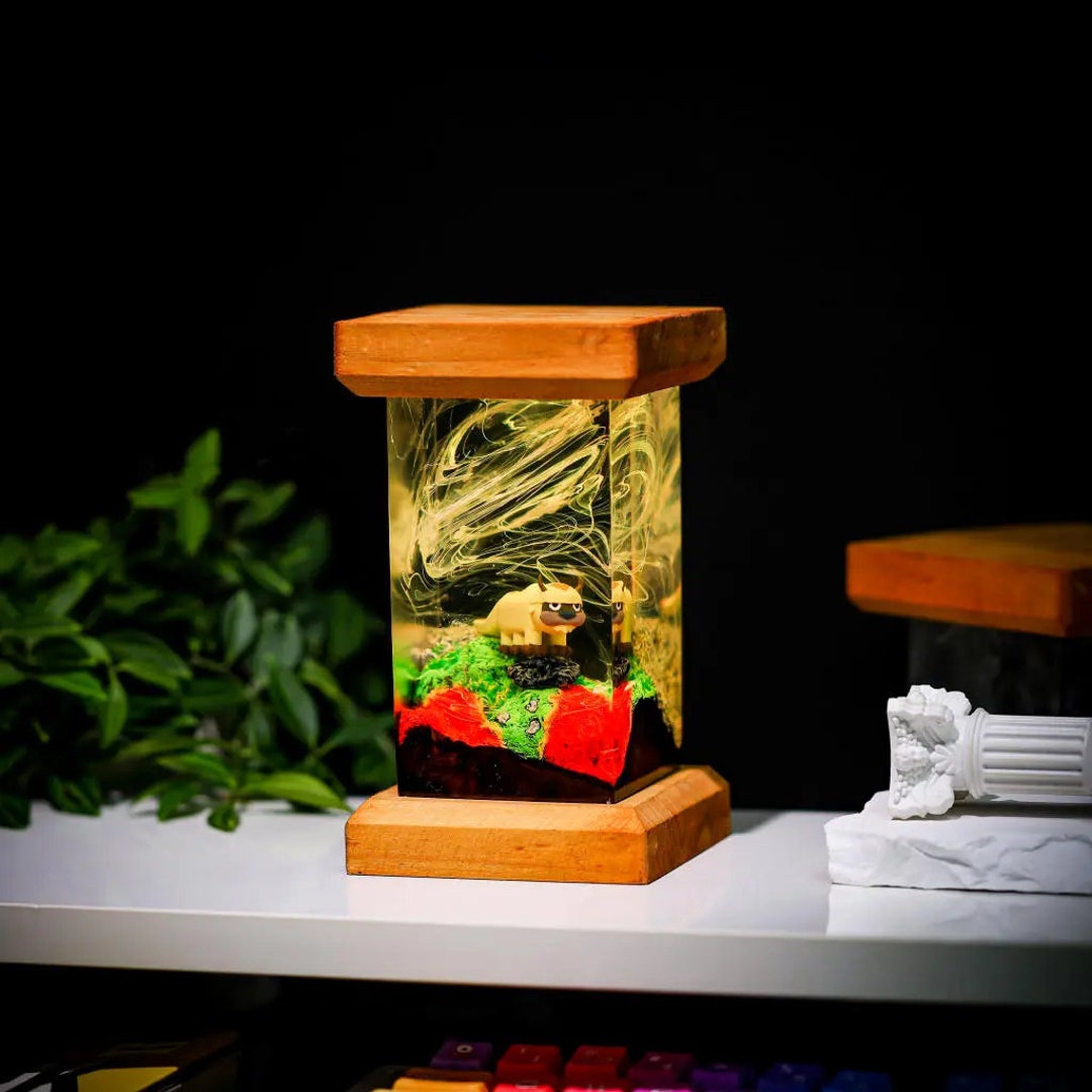 APPA Avatar the Last Airbender Epoxy Resin Wood Lamp Night Light Unique ...
