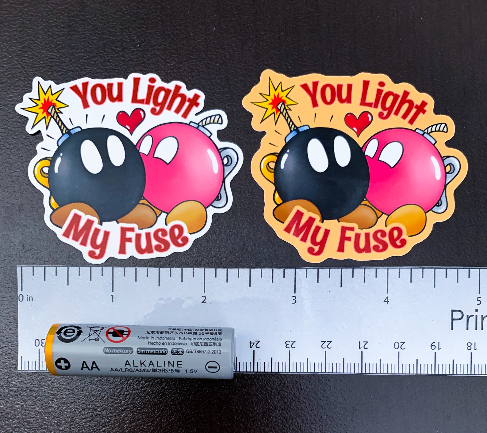Bob-ombs you Light My Fuse Cute Nintendo Sticker - Etsy