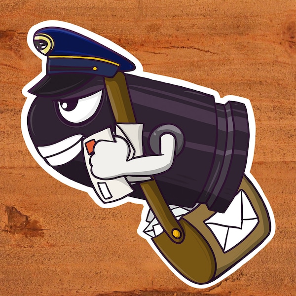 Bullet Bill Sticker - Etsy