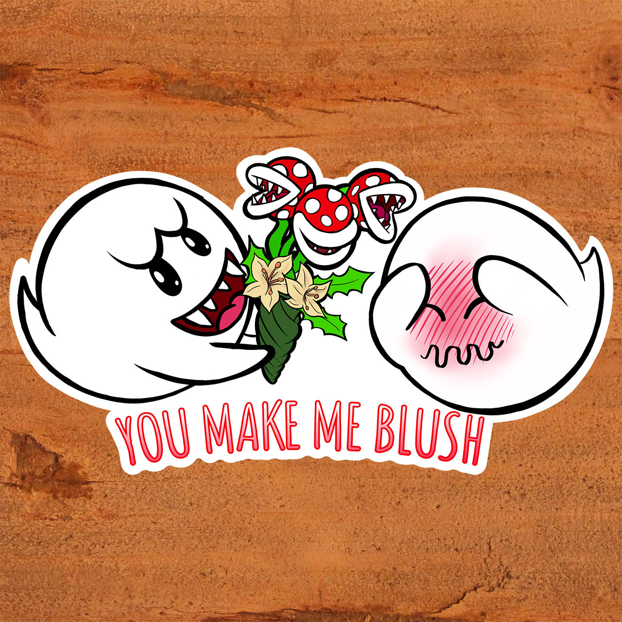 Boo you Make Me Blush Cute Nintendo Sticker on - Etsy Singapore