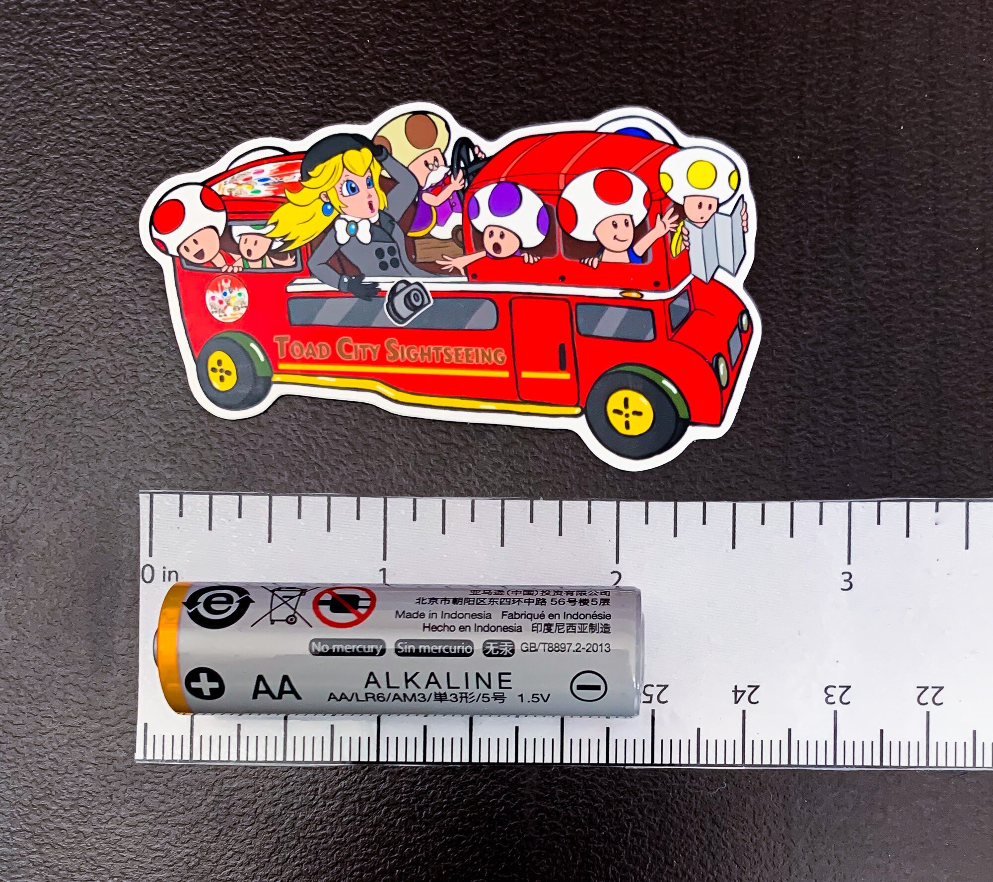 Super Mario Toad City Sightseeing Sticker | Etsy