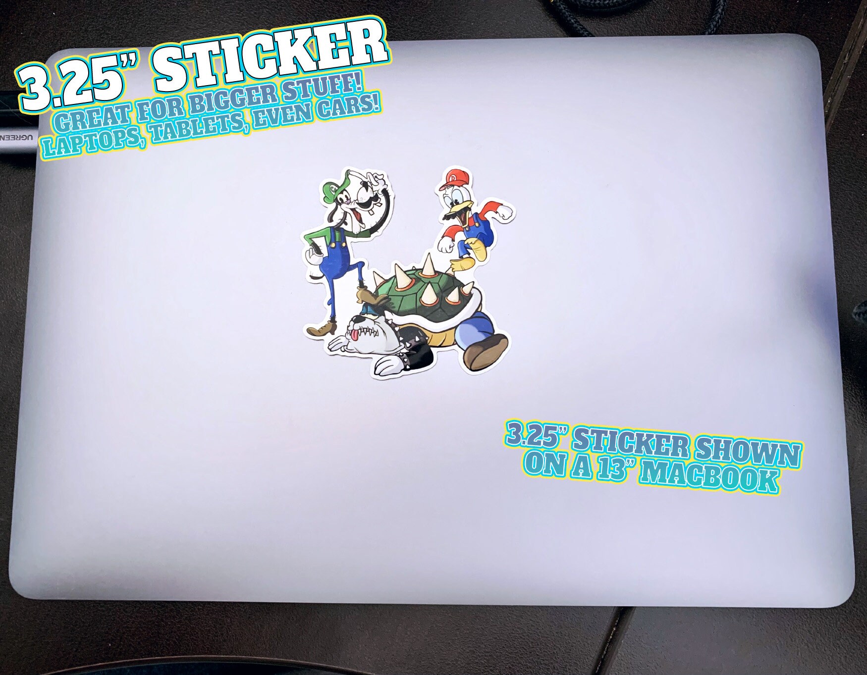 Koopa Troop - Super Mario Bros. Koopa Troopa Glossy Vinyl Sticker ...