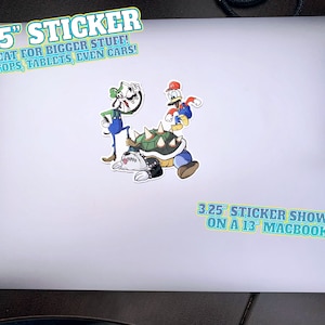 Poochy and the Smiley Flower - Super Mario Yoshi's World Sticker Custom ...