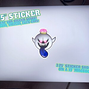Wario Driving the Bruiser From Mario Kart Sticker on Glossy Vinyl ...