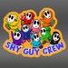 Shyguy shy Guy Crew Glossy Vinyl Nintendo Video Game Sticker Two Sizes ...