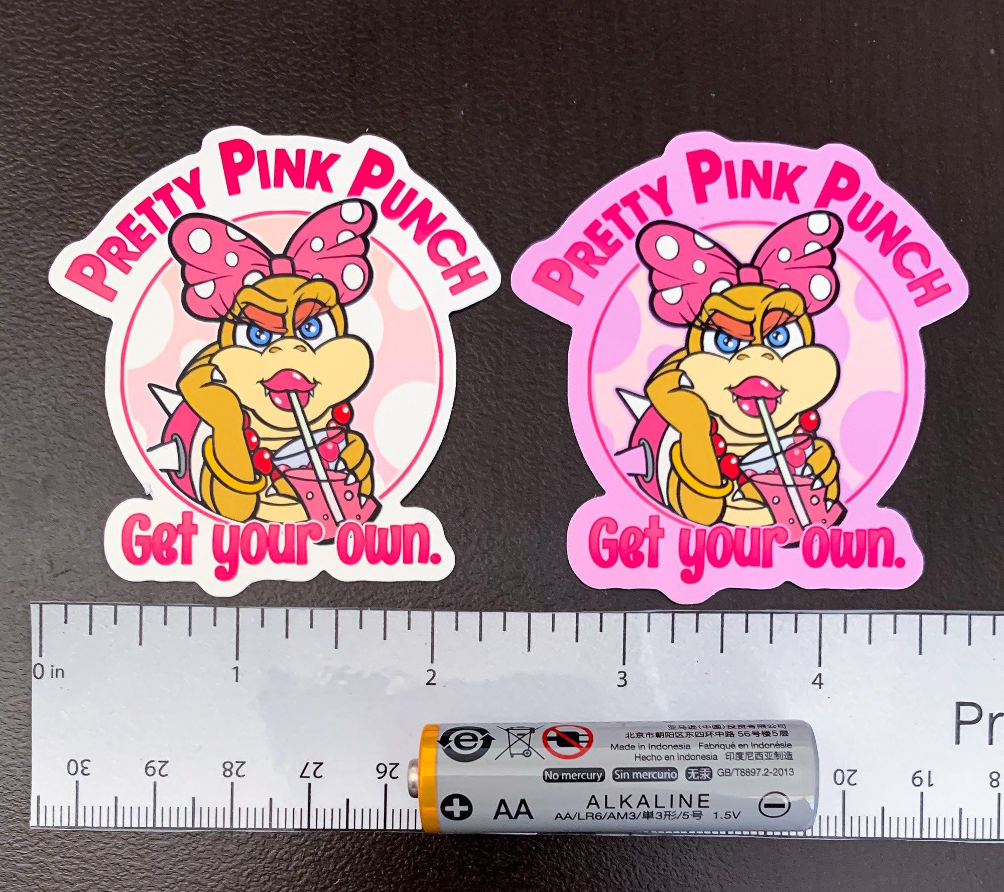 Pretty Pink Punch featuring Wendy O. Koopa Sticker Nintendo | Etsy