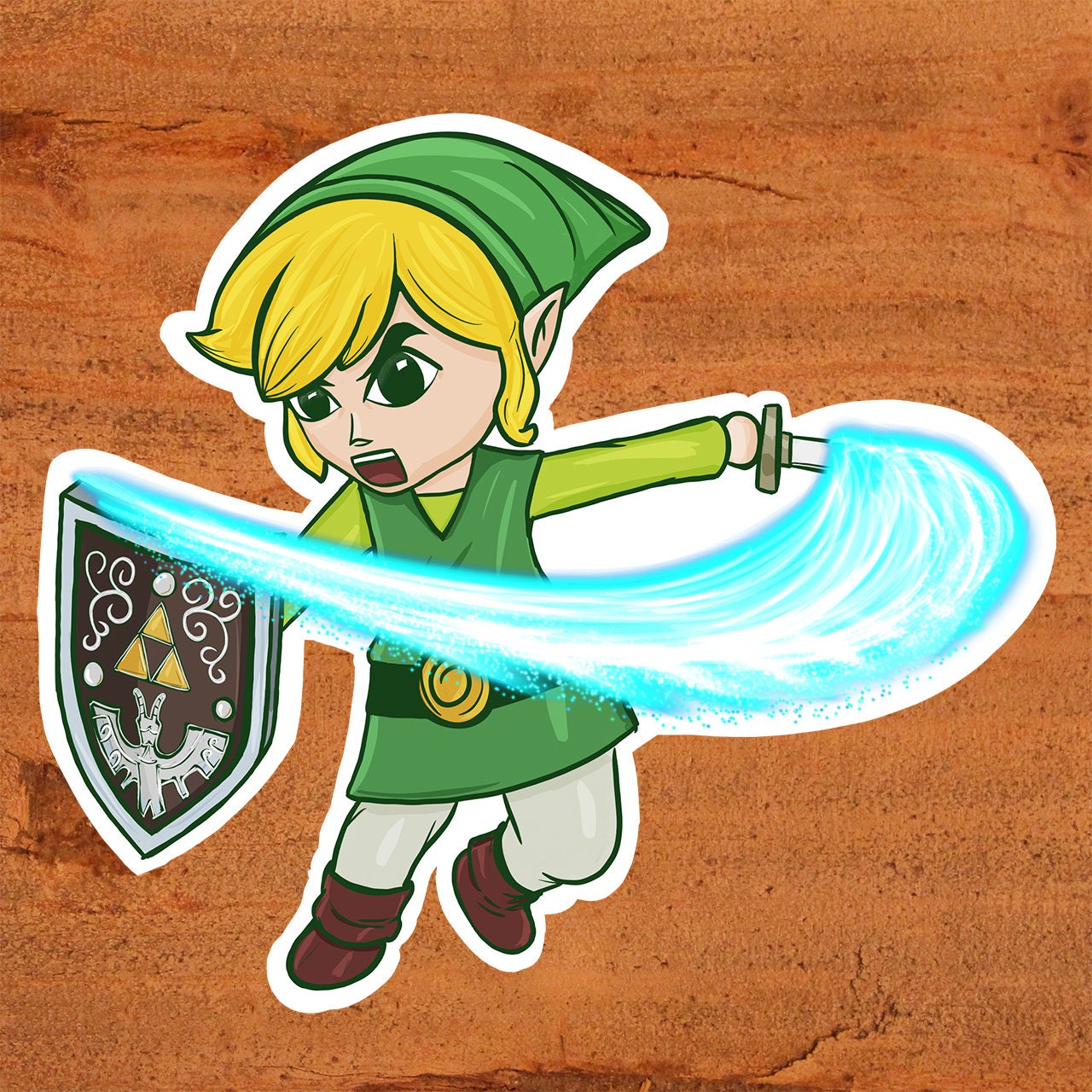 Legend of Zelda Toon Link Wind Waker Nintendo Sticker on | Etsy