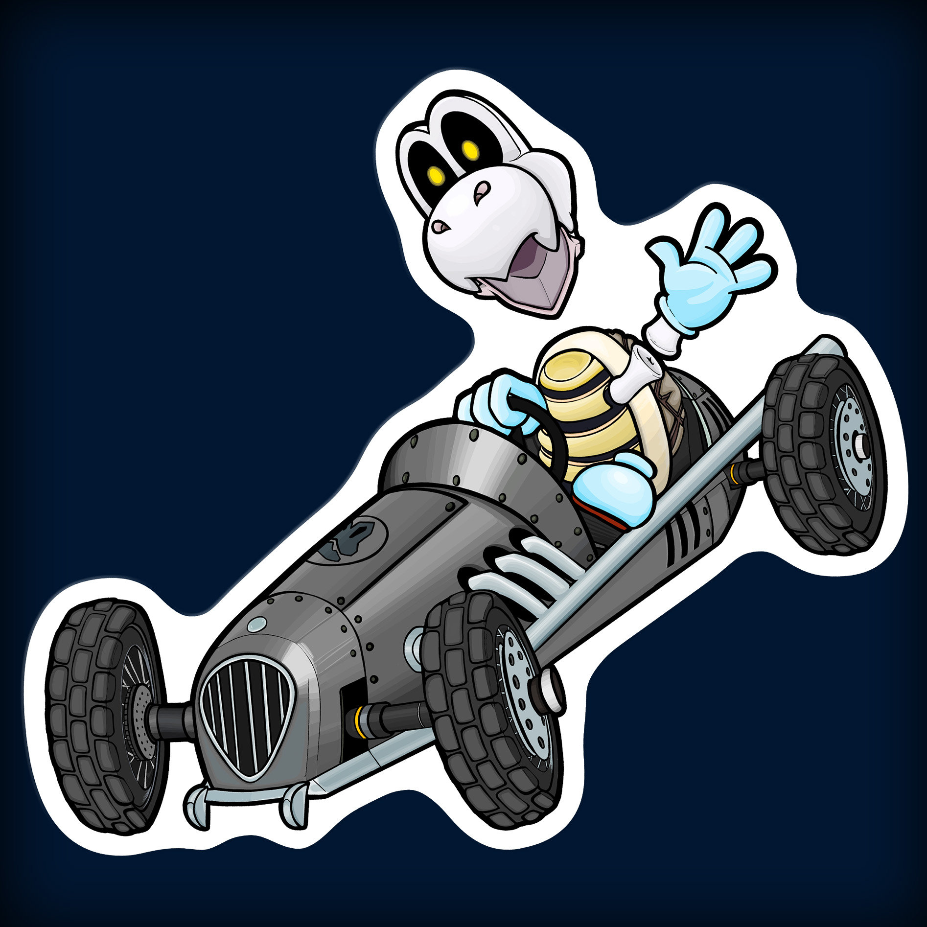 Dry Bones Mario Kart 8