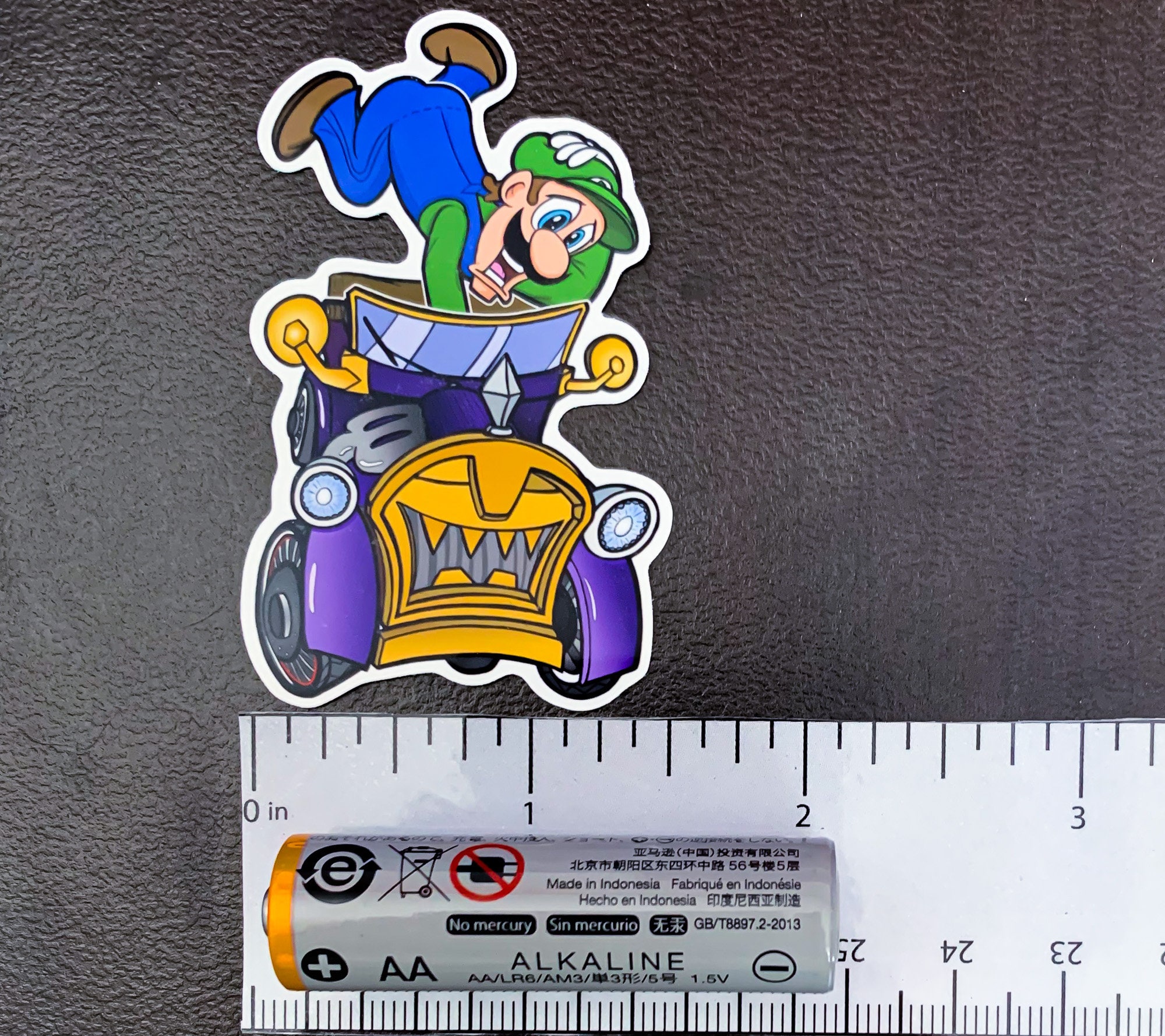 Luigi Driving the Ghost Ride From Mario Kart Nintendo Super - Etsy Ireland