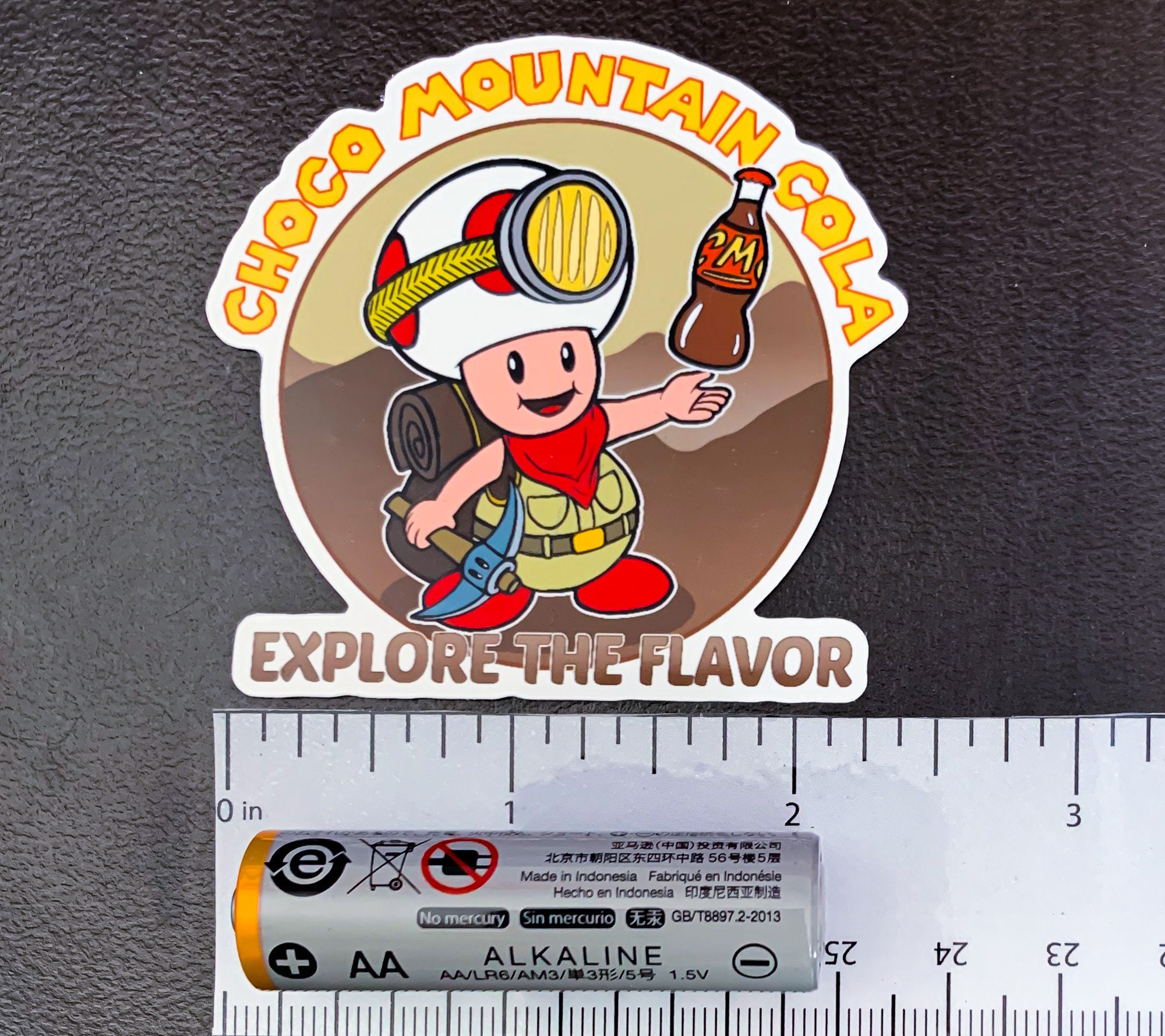 Captain Toad choco Mountain Cola Logo Nintendo - Etsy