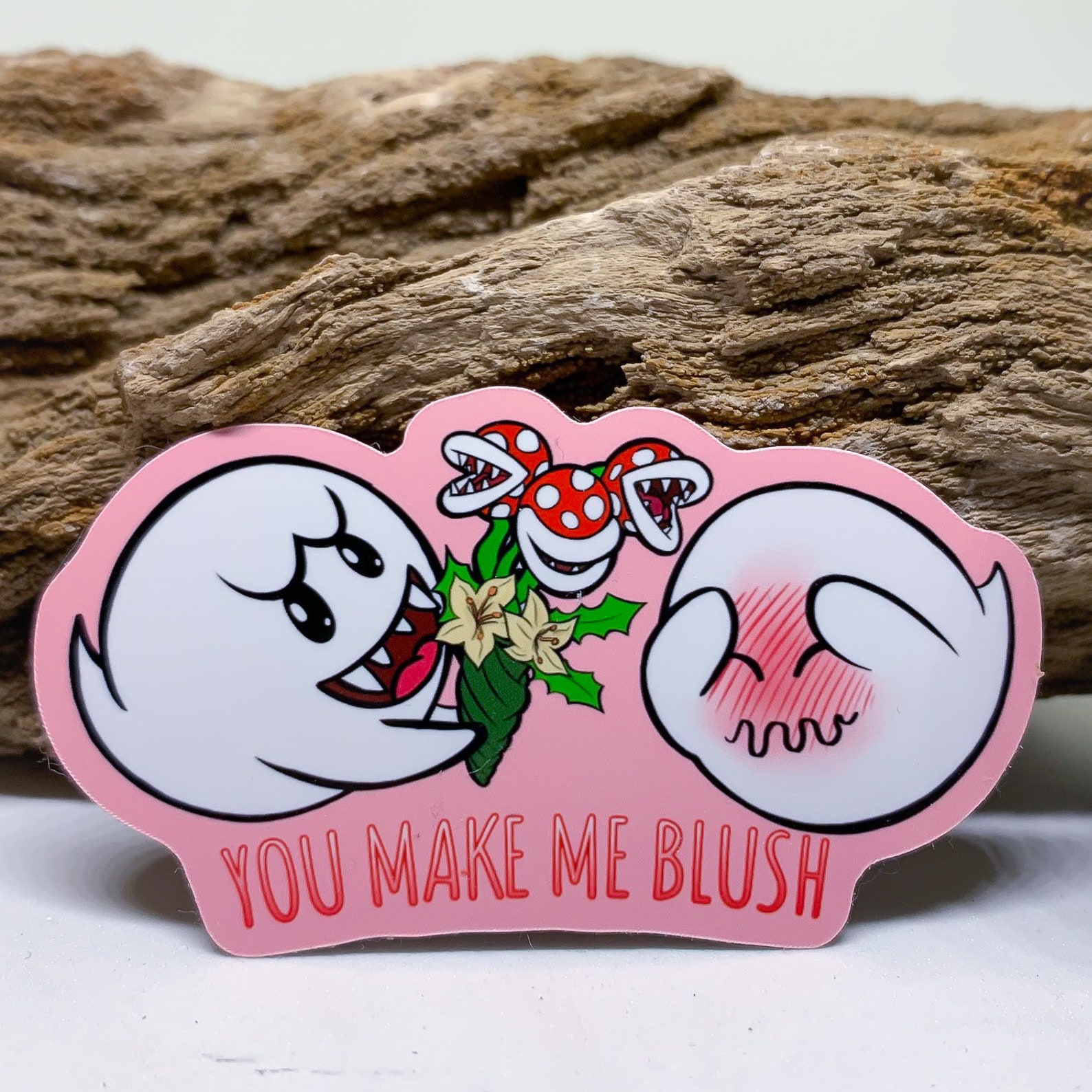 Boo you Make Me Blush Cute Nintendo Sticker on - Etsy Singapore