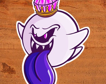 King Boo Sticker | Etsy
