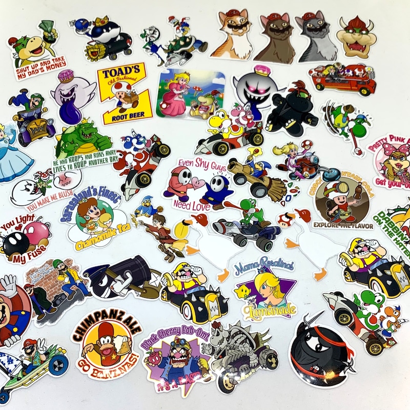 Nintendo Stickers - Etsy
