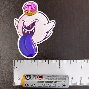 King Boo - Luigi's Mansion (cartoon Version) Nintendo Sticker - Glossy ...