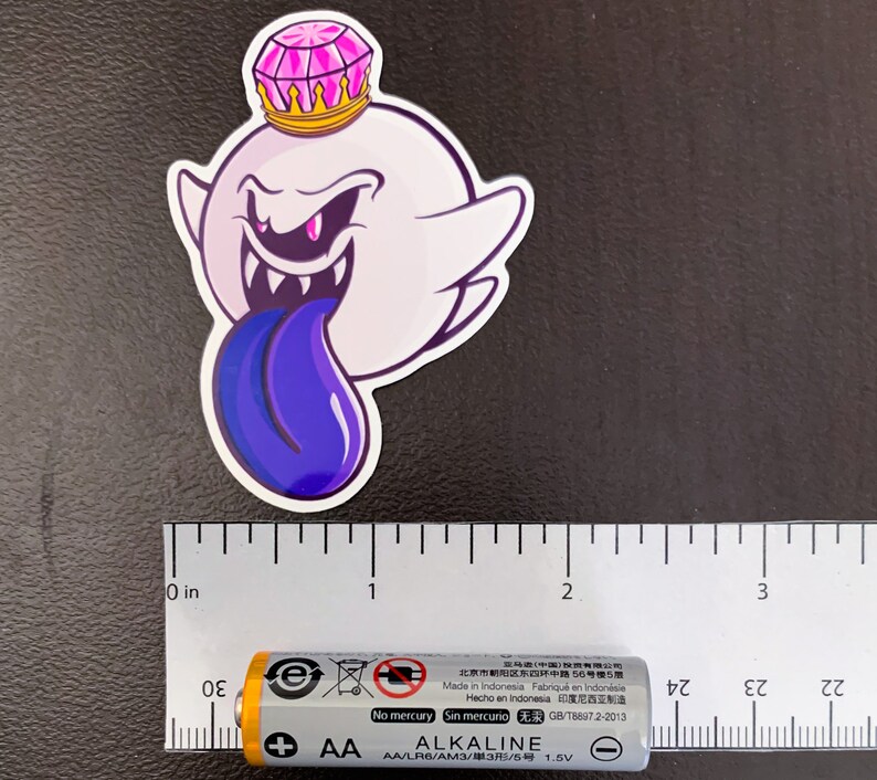 King Boo Luigi's Mansion cartoon Version Nintendo | Etsy