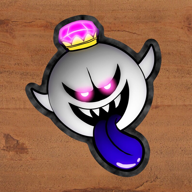 King Boo Luigi's Mansion Version Nintendo Video Games | Etsy