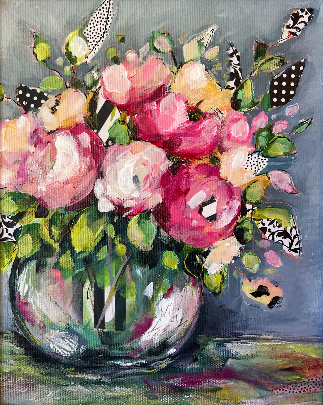 Title : “felicity” is an Original Acrylic/mixed Media Painting With ...