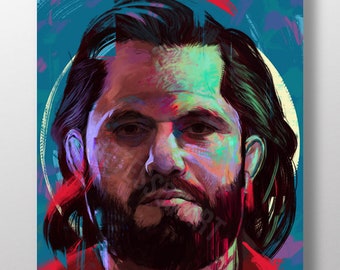 Art Print, UFC BMF, Jorge Masvidal, Digital Portrait Print, Wall Art ...