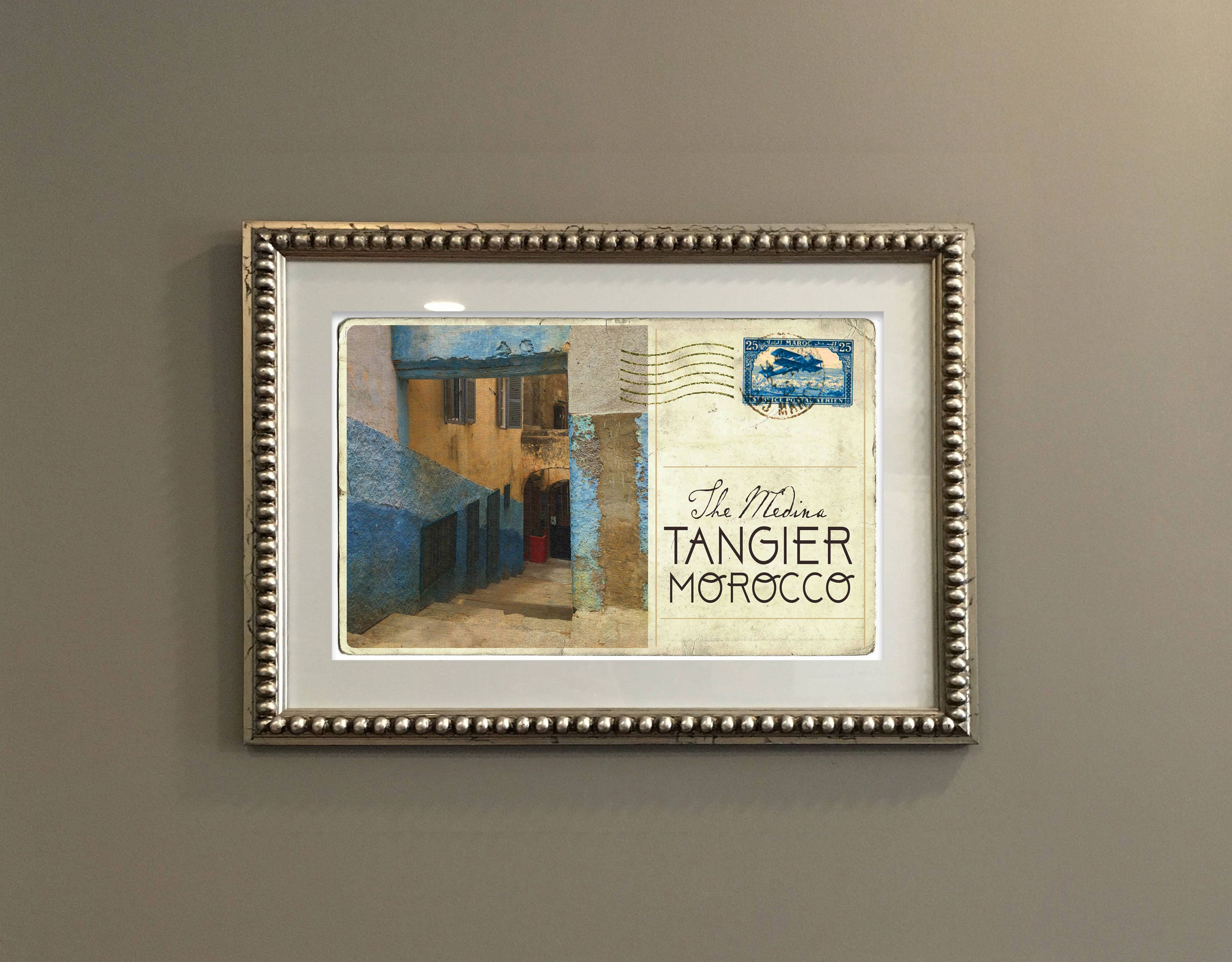 Oversize POSTCARD - Tangier, Morocco - Etsy