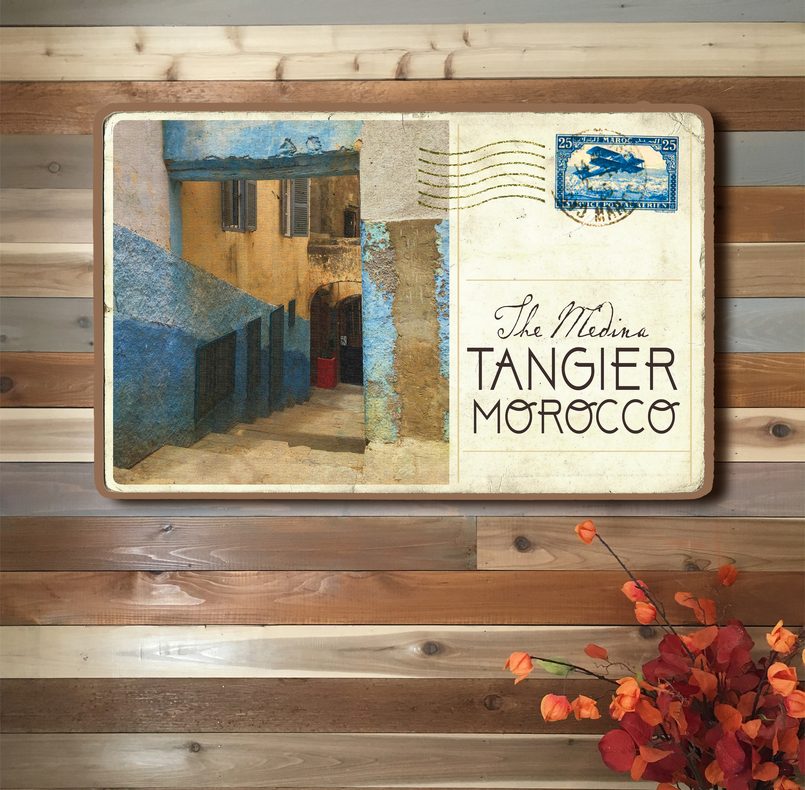 Oversize POSTCARD - Tangier, Morocco - Etsy