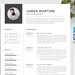 Ats-friendly Resume Template for Word and Canva Cover Letter and ...
