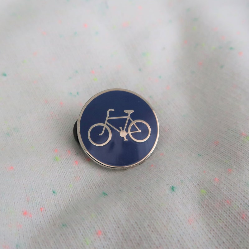 Bicycle Enamel Pin - Etsy