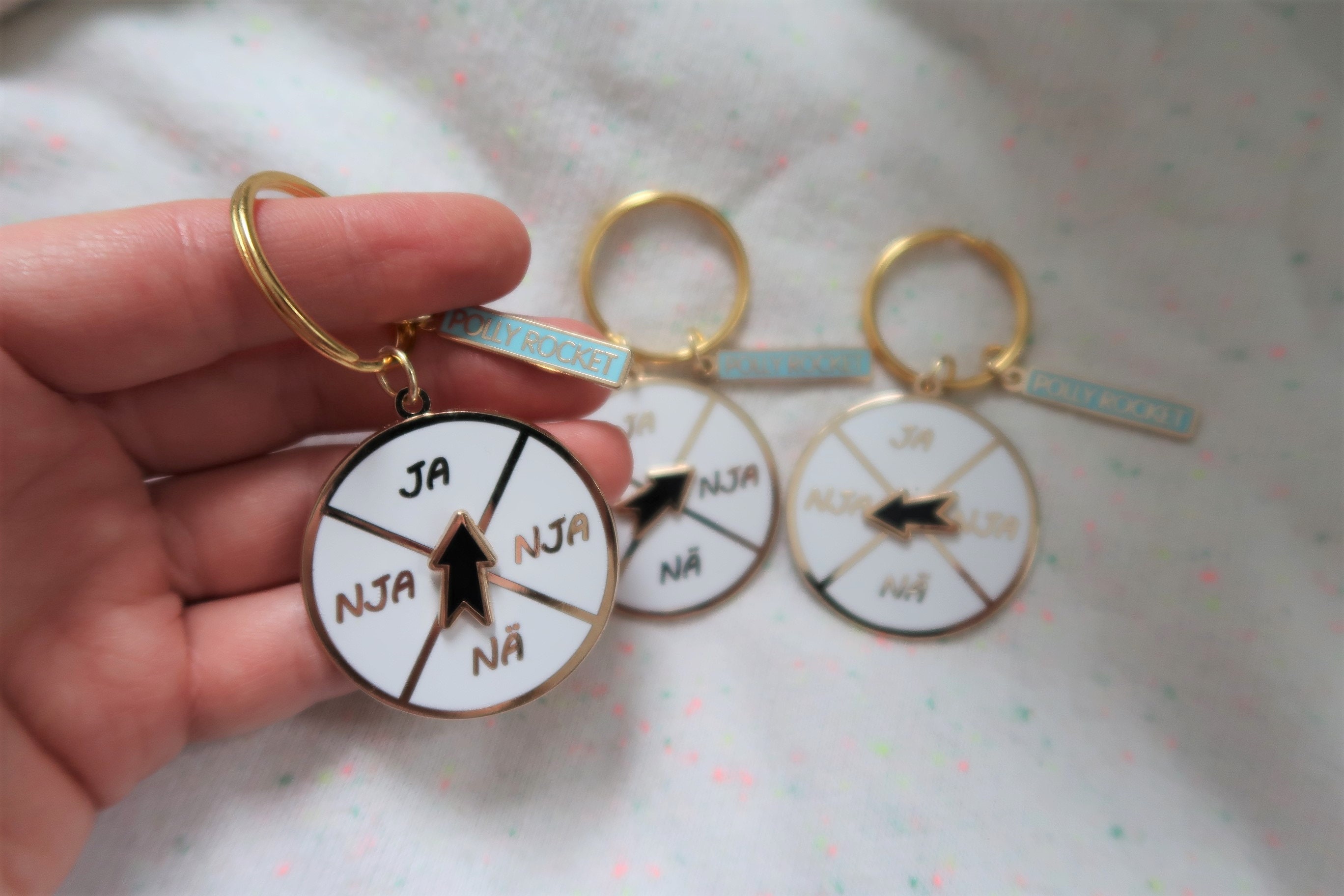 Swedish Fortune Wheel Sweden Inspired Enamel Keychain - Etsy