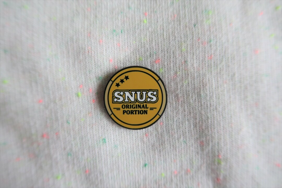 Snus Sweden Inspired Enamel Pin - Etsy