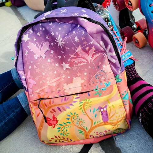 Purple Tangled Rapunzel Backpack Floating Lights Purple Bag - Etsy