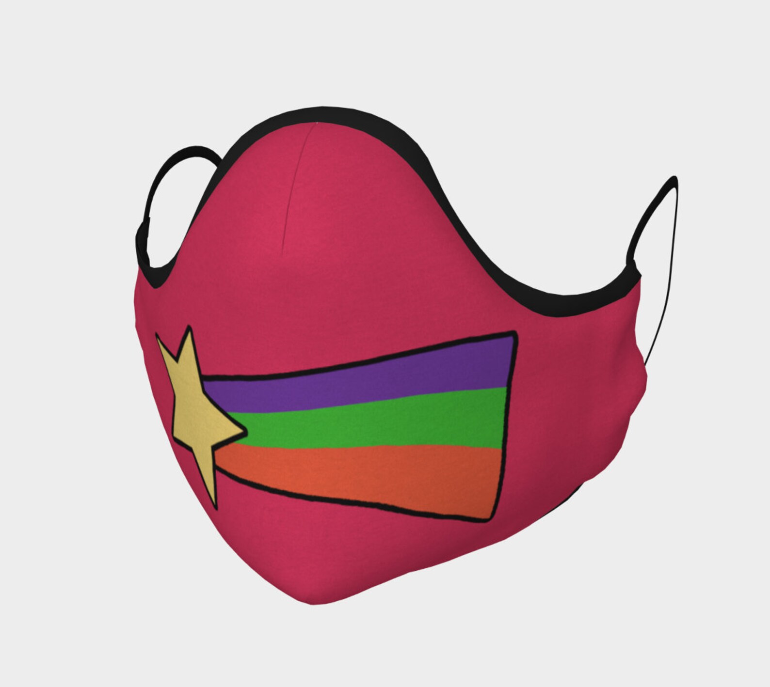 Mabel Rainbow Mask adult & Kids Sizes Gravity Falls Pines - Etsy
