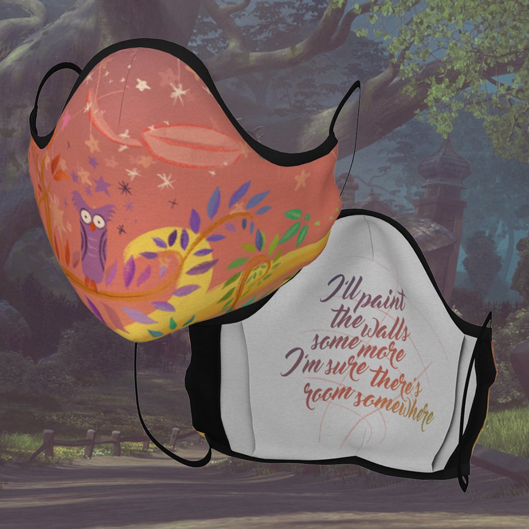 Rapunzel Mural Mask adult & Kids Tangled Disneybound - Etsy