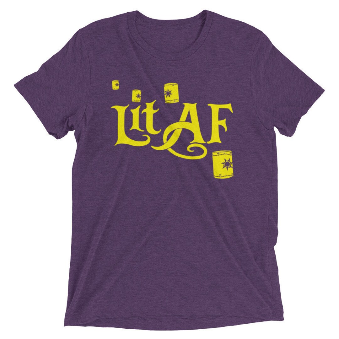 Lit Af/it's Lit Unisex Tee - Etsy
