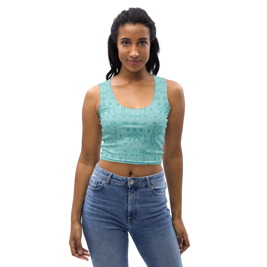 Mushroom Fun- Super Items Crop Top - Etsy