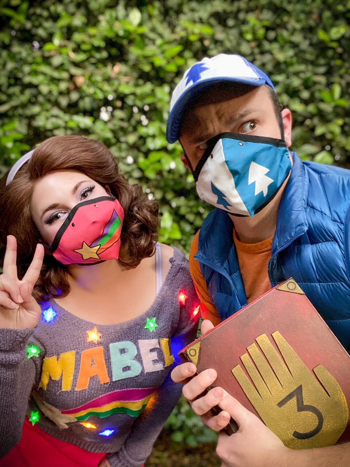 Mabel Rainbow Mask adult & Kids Sizes Gravity Falls Pines | Etsy